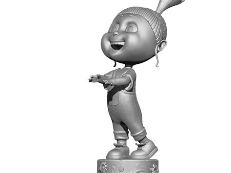 Agnes Gru From The Cartoon “despicable Me” For 3d Printing Stl 385832