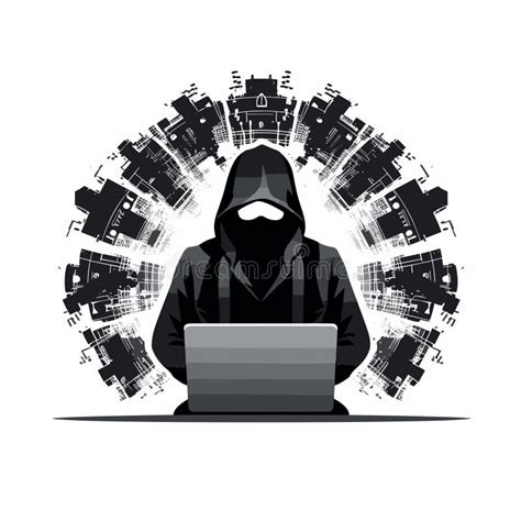 Hacker Vector Flat Minimalistic Asset Isolated Illustration Stock Vector Illustration Of Thief
