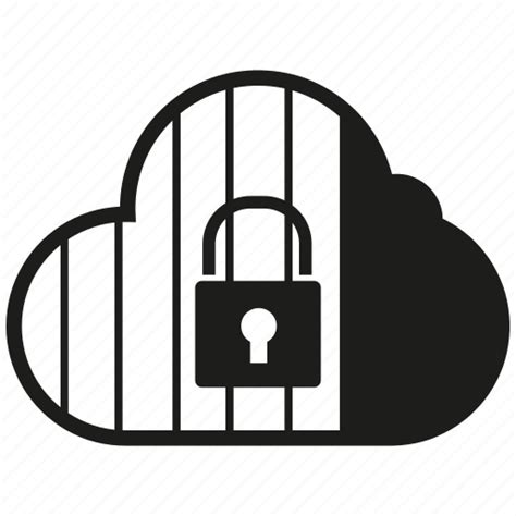 cloud cloud security internet lock network secure icon