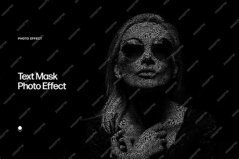 Premium Psd Text Mask Overlay Photo Effect