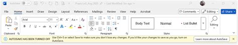 Please Disable Annoying Autosave Warning Microsoft Qanda