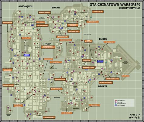 Mapa De Guerras Do Gta Chinatown Gta 4 And Gta Ctw Map Comparison