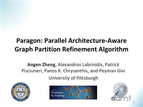 Ppt Graph Partition Refinement Algorithm Angen Zheng Alexandros