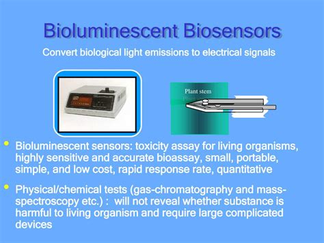 Ppt The Development Of Bioluminescent Biosensors For Air Environment Monitoring In Closed