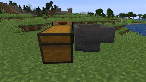 How To Make A Hopper Go Into A Chest In Minecraft Ps4 At Jennifer Bogle