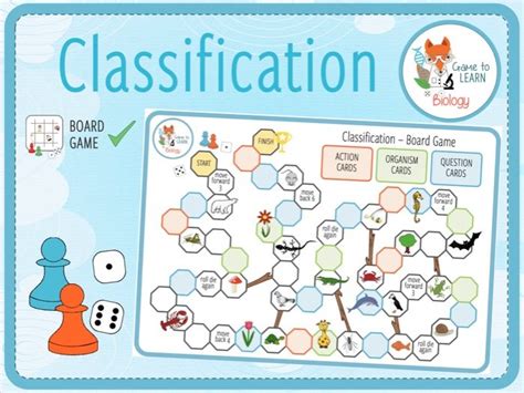 Classification Board Game Ks23 Teaching Resources