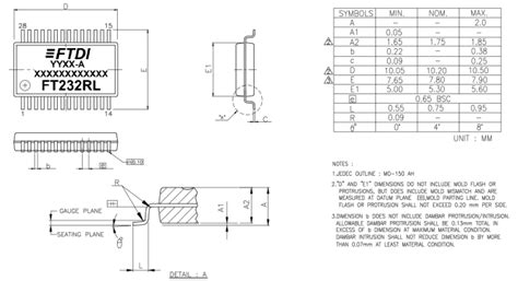 Ft232rl Ic Usb Fs Serial Uart 28 Ssop[video] Datasheet Pinout And Application