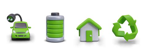 전기 자동차 충전 배터리 녹색 지붕이 있는 집 범용 재활용 표지판 0명에 대한 스톡 벡터 아트 및 기타 이미지 0명 3차원 형태 건축물 Istock