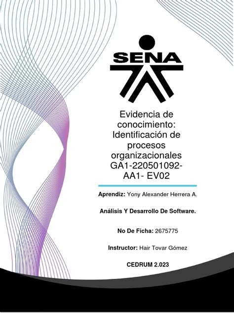 Actividad 2 Evidencia De Conocimiento Identificación De Procesos