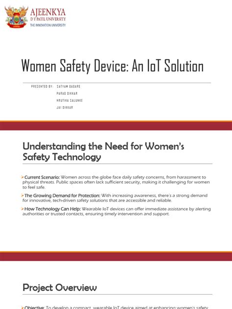 Women Safety Device Pdf Wearable Technology Internet Of Things