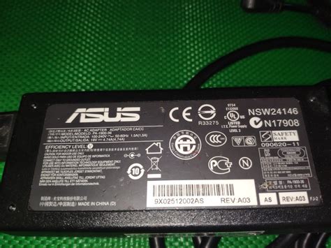 Asus Laptop Power Supply Adapter Computers Tech Parts Accessories Cables Adaptors On