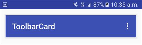 Android Google Play Toolbar CardView Stack Overflow