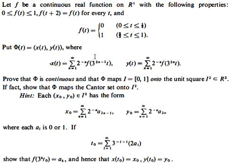 Let F Be A Continuous Real Function On R With The Chegg