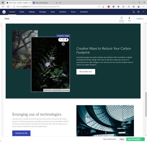 Umbraco Block Grid Example Site Umbraco Marketplace