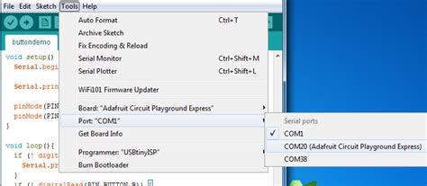Set Up Arduino Ide Adafruit Circuit Playground Express Adafruit Learning System