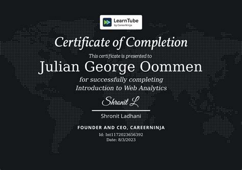 Julian George Oommen Posted On Linkedin