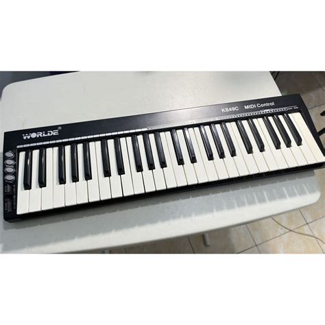 Jual Piano USB Keyboard MIDI Controller Worlde KS49C Second Normal Nego Shopee Indonesia