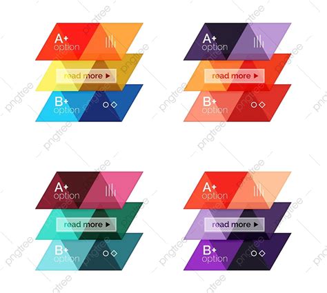 Workflow Infographic Vector Hd Png Images Set Of Vector Triangle Geometric Infographic For