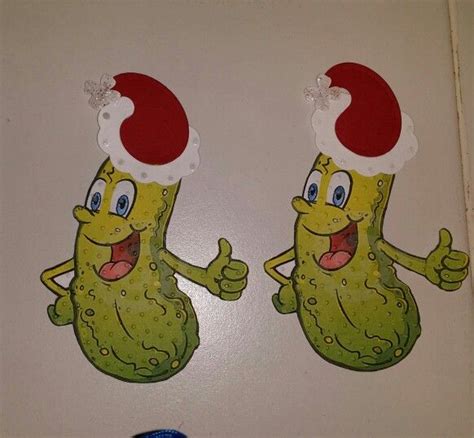 Here Are My Santa Pickles For A Flat Stanley Punch Art Flat Stanley