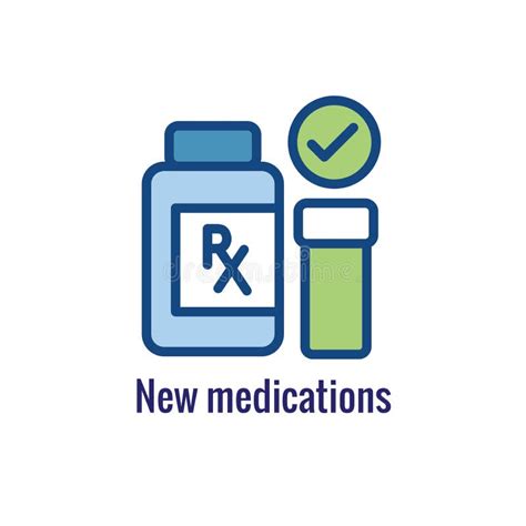 Drug Testing And Process Icon Vector Graphic W Rounded Edges Stock