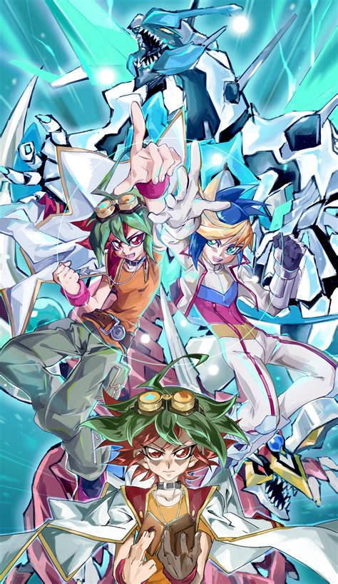 Sakaki Yuya Hugo Odd Eyes Pendulum Dragon And Clear Wing Synchro