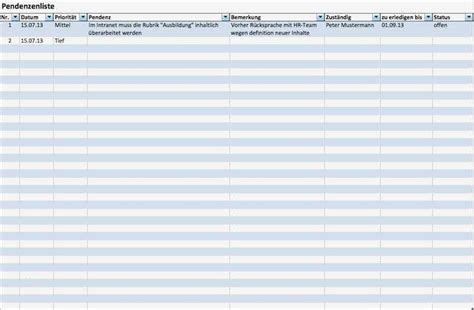 To Do Liste Excel Vorlage Erstaunlich Pendenzenliste Vorlage Muster Vorlage Vorlage Ideen