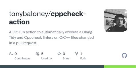 GitHub Tonybaloney Cppcheck Action A GitHub Action To Automatically