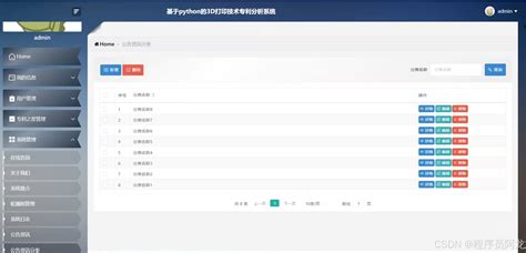 【精选】基于python的3d打印技术专利分析系统（全网独一无二，最新定制）python适合写什么专利 Csdn博客