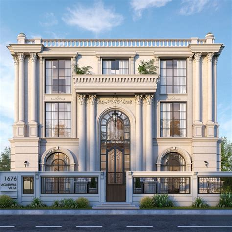 Neoclassical Exterior Design Project Alpha Architects Behance