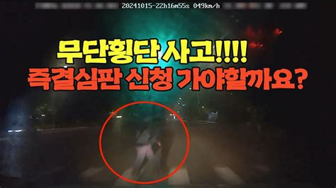 23718회 어두운 밤 검은 옷을 입고 무단횡단하는 사람과 사고가 났는데 경찰이 범칙금 4만원 부과했습니다 즉결심판 가야할까요 Youtube