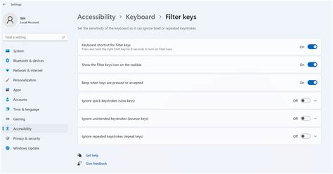 Filterkeys How To Turn On Or Off Filter Keys On Windows 11