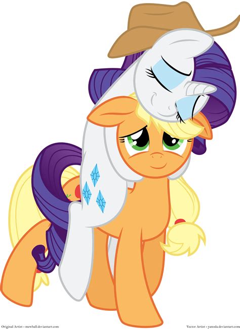Rarity And Applejack By Yanoda On Deviantart