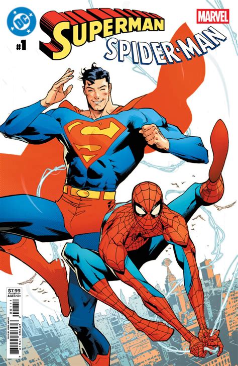 Superman And Spider Man Collide In The First Looks At Dc And Marvels
