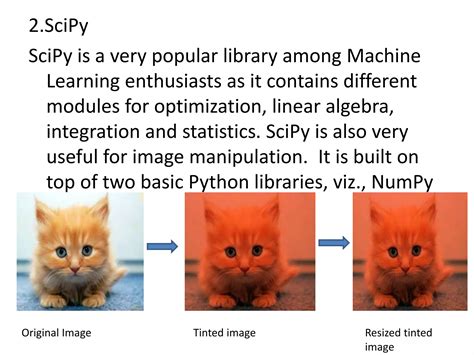 Machine Learning Libraries With Python Pptx