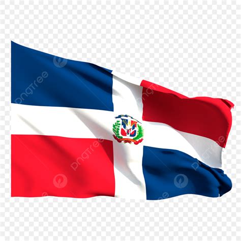 Bandera De Republica Dominicana Ondeando Png Dibujos Bandera De