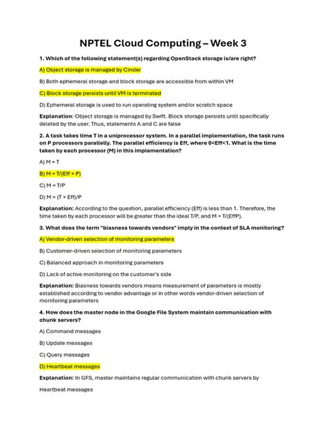 Nptel Cloud Computing Week 3 Pdf Open Stack Computer Science