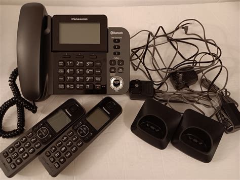 Panasonic KX TGF382M Corded Cordless Phone Link 2 Cell FOR PARTS ONLY UNTESTED Cordless