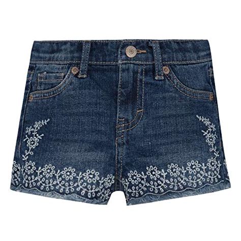 Levis Girls Denim Shorty Shorts Pricepulse