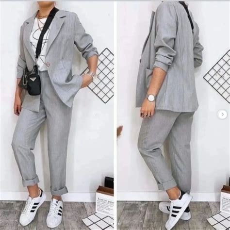 Жіночий одяг Україна🇺🇦 Костюм💙 Стильний піджачок з кишенями💫 Зручні штани в поясі ззаду на