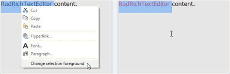 Context Menu Winforms Richtexteditor Control Telerik Ui For Winforms