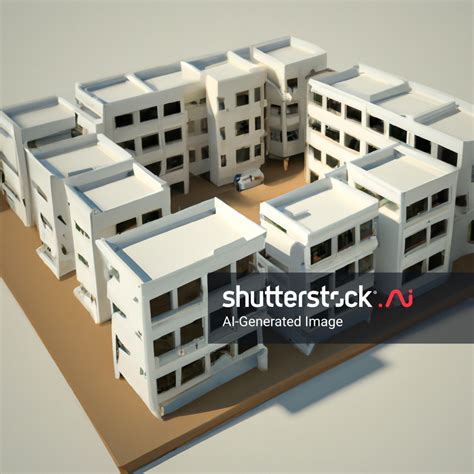 3d Model Apartment Complex Inspired By Ai Generated Image 2295249283