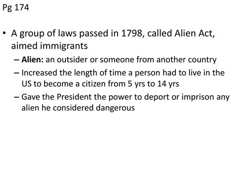 Section 4 Pg 172 The Presidency Of John Adams Ppt Download