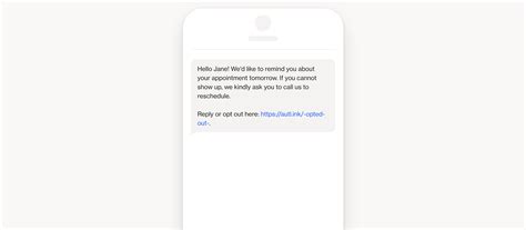 Sms Appointment Reminder Ortto Templates