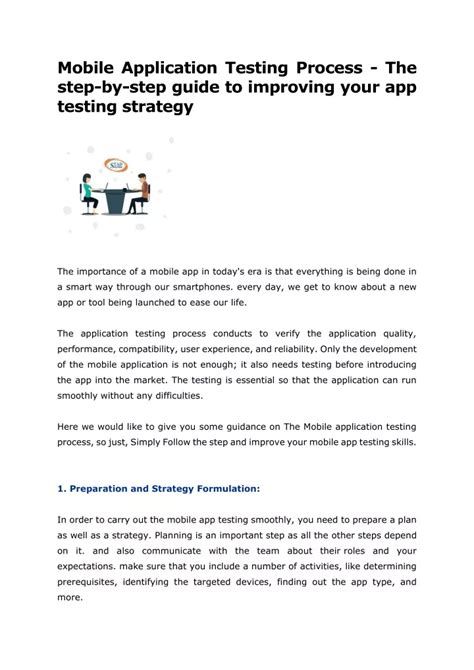 Ppt Mobile Application Testing Process The Step By Step Guide To