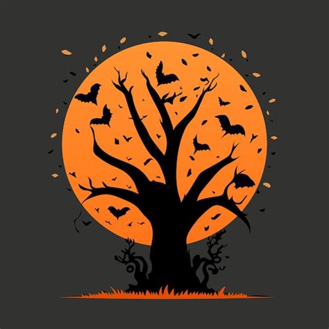 Premium Vector Halloween Tree 1