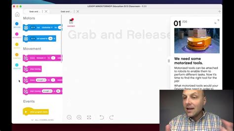 Lego Ev3 Mindstorms Robot Trainer Course Lesson 3 Grab And Release Overview Youtube