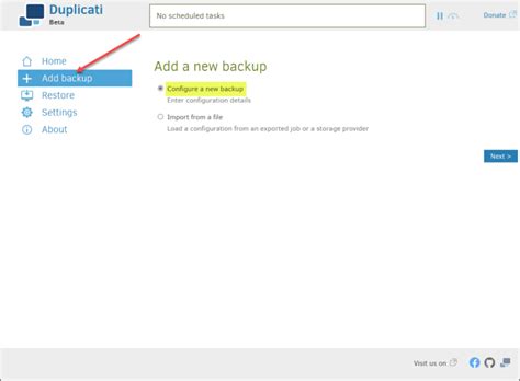 backup docker volumes with duplicati and docker compose virtualization howto