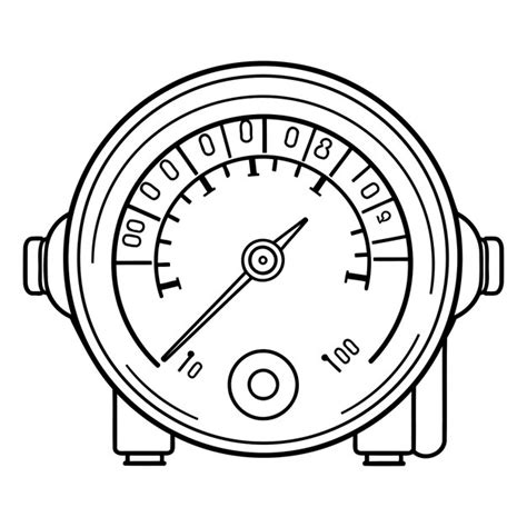 Premium Vector Speedometer Icon Outline Illustration Of Speedometer Vector Icon For Web