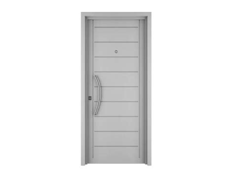 Puerta Doble Chapa Inyectada Con Barral Curvo Blanca Atex Aberturasls