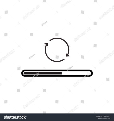 Loading Process Update System Icon Concept Stock Vector Royalty Free Shutterstock